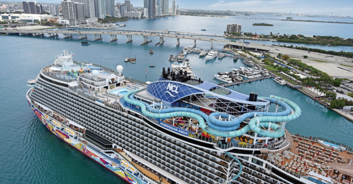 It’s Official: NCL’s New Mega-Ship Has Set Sail - Passport News