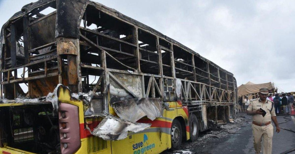 Shocking Disaster in India: 25 Dead in Bus That Caught Fire - Passport News
