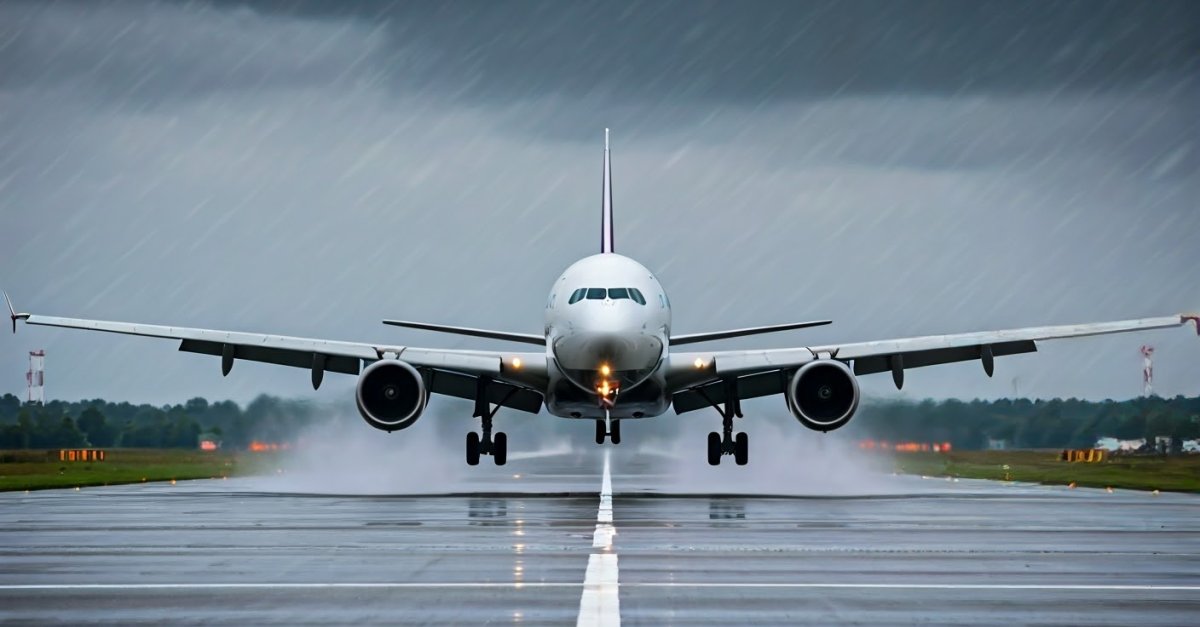 גשם זלעפות בחוץ מרתיע על הקרקע, ומה בזמן טיסה? טייסים מסבירים ...